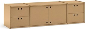 TV stolek v přírodní barvě 157x42x40 cm Wally – Teulat