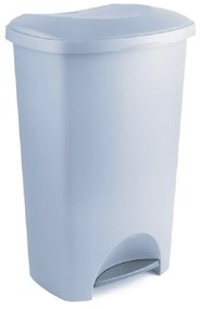 Šedý pedálový odpadkový koš z recyklovaného plastu Addis Eco Range, 50 l
