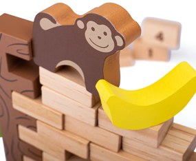 Bigjigs Toys Dřevěná motorická hra Padající džungle