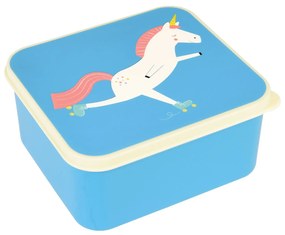 Rex London Modrý svačinový box s motivem jednorožce Magical Unicorn