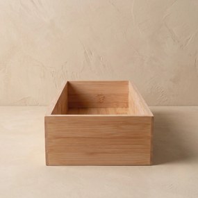 Bambusový organizér na stůl, 15 x 38 x 7 cm