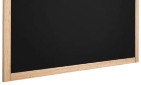 Allboards, Tabule černá křídová v dřevěném přírodním rámu 90x60 cm,TB96NAT