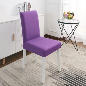 Elastické potahy na jídelní židle (1-10) Barva: tmavě fialová
