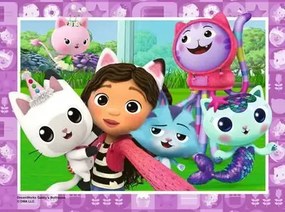Ravensburger Gabby's Dollhouse 4 v 1 - 12+16+20+24 dílků / od 3 let
