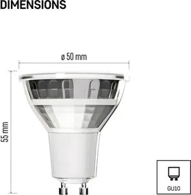 Emos Classic MR16 / LED žárovka / GU10 / 4,2W (náhrada 35W) / 333lm /