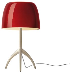 Foscarini Lumiere grande krémová/červená dim