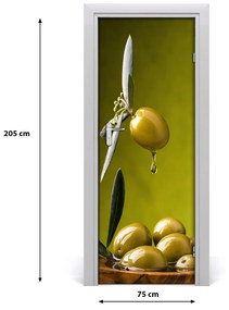 Fototapeta na dveře samolepící oliva z olivek 75x205 cm