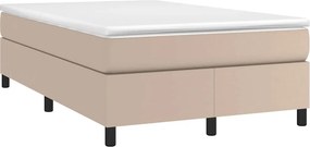 Box spring postel s matrací cappuccino 120x200 cm umělá kůže 3144601