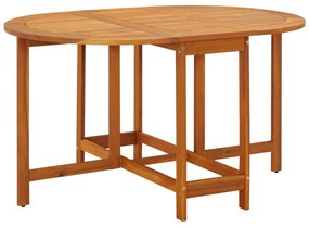 Zahradní stůl 130 x 90 x 72 cm masivní akáciové dřevo - Default Title