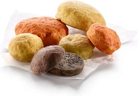 Sada silikonových forem na burgerové housky Lékué Burger Bread Mould