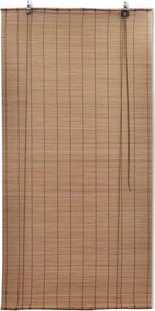 Hnědá bambusová roleta 80 x 160 cm 241326
