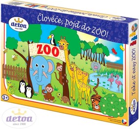 DETOA Hra Člověče pojď do ZOO! 2v1 *SPOLEČENSKÉ HRY* dt14159