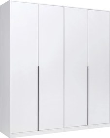 XXXLutz ŠATNÍ SKŘÍŇ S OTOČNÝMI DVEŘMI, bílá, 185/211/53 cm P & B - Šatní skříně - 000885001605