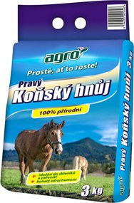 AGRO Pravý koňský hnůj 3 kg