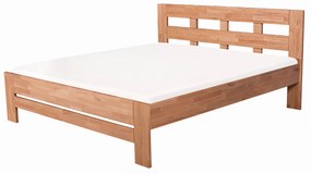 Masivní postel TAMARA - Solwo Design Dřevo a odstín oleje: DUB Cink - Olej odstín DO204, Rozměr spací plochy: 180x200
