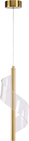 Toolight Toolight, LED stropní svítidlo 110cm, 3.6W, APP1550-CP, zlatá, OSW-05477