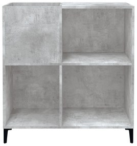 Skříňka Na Lp Desky Betonově Šedá 84,5X38X89Cm Kompozitní Dřevo