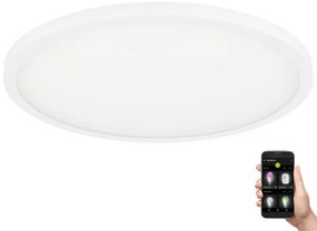 Eglo 900759 - LED Stmívatelné stropní svítidlo SARSINA-Z 41W/230V pr. 60 cm bílá