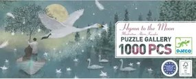 DJECO Panoramatické puzzle Óda na Měsíc / 1000 dílků / 97 x 33 cm