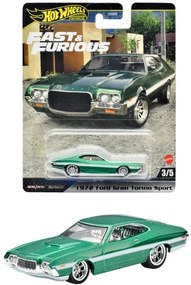 Mattel hot wheels premium rychle a zběsile 1972 ford gran torino sport 3/5