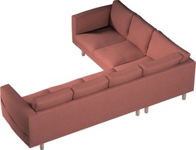 Potah na pohovku IKEA Norsborg rohová 5-místná barva hnědá látka pletený vzor
