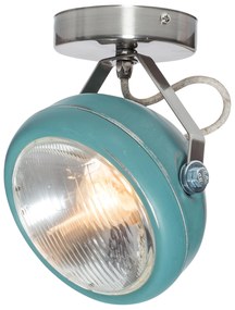 Lichtlab Designové stropní svítidlo No. 7 vintage, ø 18 cm Barva: Aqua