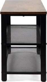Černý ocelový botník 80x45x30 cm Arne – Bonami Essentials