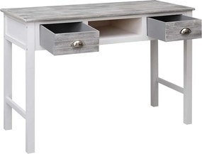 Psací stůl šedý 110 x 45 x 76 cm dřevo 284153