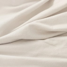 Goldea bambusové elastické prostěradlo - přírodní béžové 90 x 200 cm