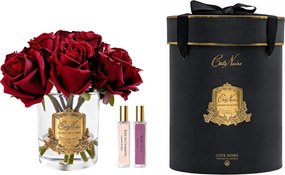 Côte Noire Premium Roses Bouquet kytice parfémovaných růží Carmine Red