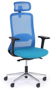 Kancelářská židle JILL 1+1 ZDARMA, modrá