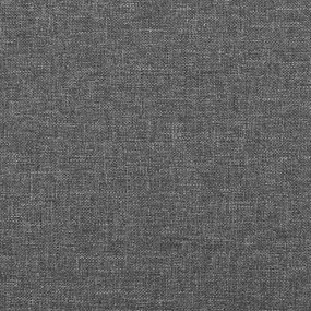 Relaxační židle tmavě šedá textil 341395