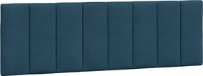 Rám postele bez matrace Hanko modrý 160 x 200 cm samet 3207859