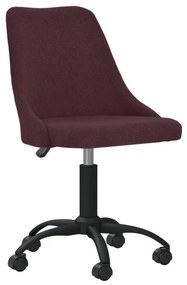 Otočná kancelářská židle fialová textil,  3090205 HangarStore.cz