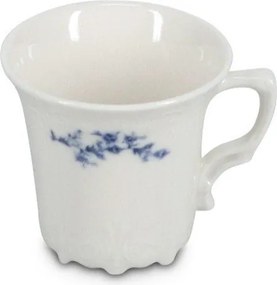 Bílý/modrý porcelánový šálek na espresso 110 ml Retro – BonBistro
