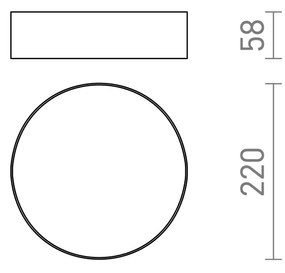 Rendl R13743 stropní LED stmívatelné svítidlo LARISA R 22, perleťová zlatá, 20W, 3000K, ø22cm