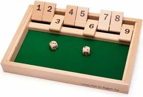 Bigjigs Toys Dřevěná hra Uzavřete kostky / od 3 let