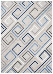 Moderní kusový koberec AVENTURA EC95A šedý modrý Rozměr: 120x170 cm