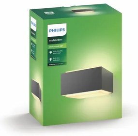 Philips 17337/93/PN - Venkovní nástěnné svítidlo MYGARDEN HEDGEHOG 1xE27/42W/230V IP44
