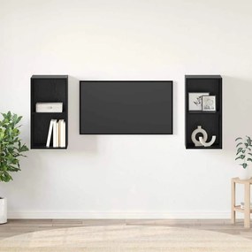 Sestava TV skříněk 2 ks Černý dub Kompozitní dřevo 3393556