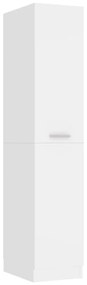 vidaXL Úložná skříňka bílá 30 x 42,5 x 150 cm dřevotříska