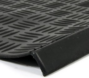 Gumová schodová rohož Criss Cross, FLOMAT - délka 25 cm, šířka 75 cm a výška 0,5 cm