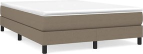 Rám postele s boxspringem taupe 140 x 190 cm textil 3120512