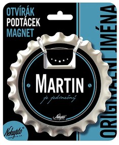 V.I.P. Otvírák na pivo, podtácek se jménem MARTIN V.I.P.