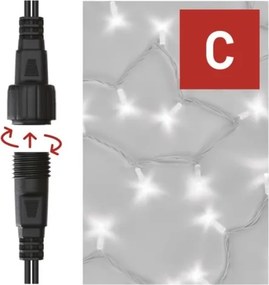Propojovací vánoční řetěz bez zdroje EMOS Connecting D2AC02 ZY2156 50LED 5m studená bílá