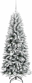 Umělý vánoční stromeček Bílá 150 cm PVC, plast, ocel a PE 3396038