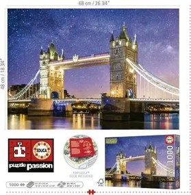 EDUCA Svítící puzzle Tower Bridge - Londýn / 1000 dílků / od 14 let