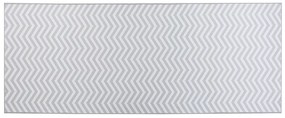 Koberec 80 x 200 cm bílý/šedý SAIKHEDA Beliani