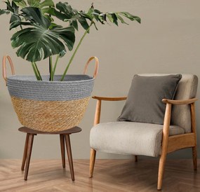 Tutumi, sada přírodních košů Boho 3ks 223K16, hnědá-šedá, HOM-02810