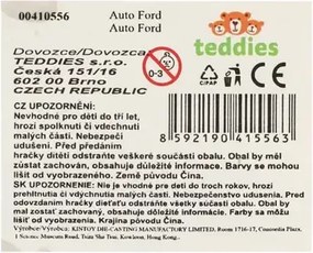 TEDDIES Auto Kinsmart Ford GT 1:38 / Kov/plast / Na zpětné natažení /